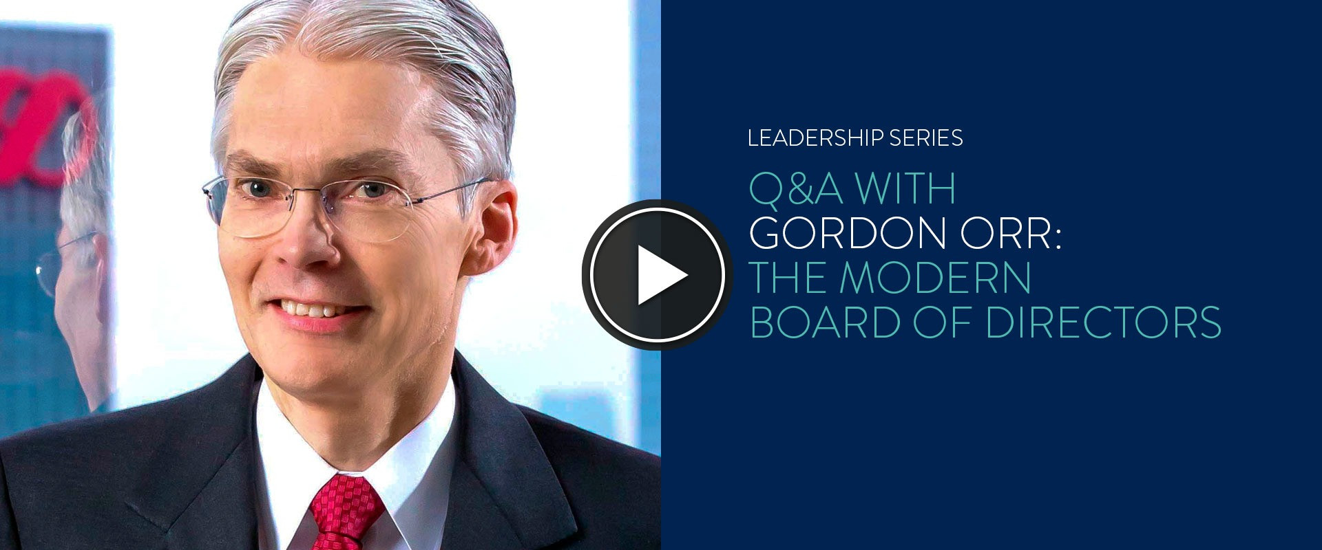 Q&A Gordon Orr: The Modern Board of Directors | Morrow Sodali
